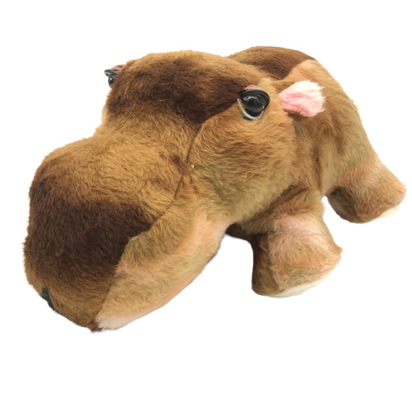 Rushton | Toys | The Rushton Company Stuffed Animal Push Hippo Brown ...